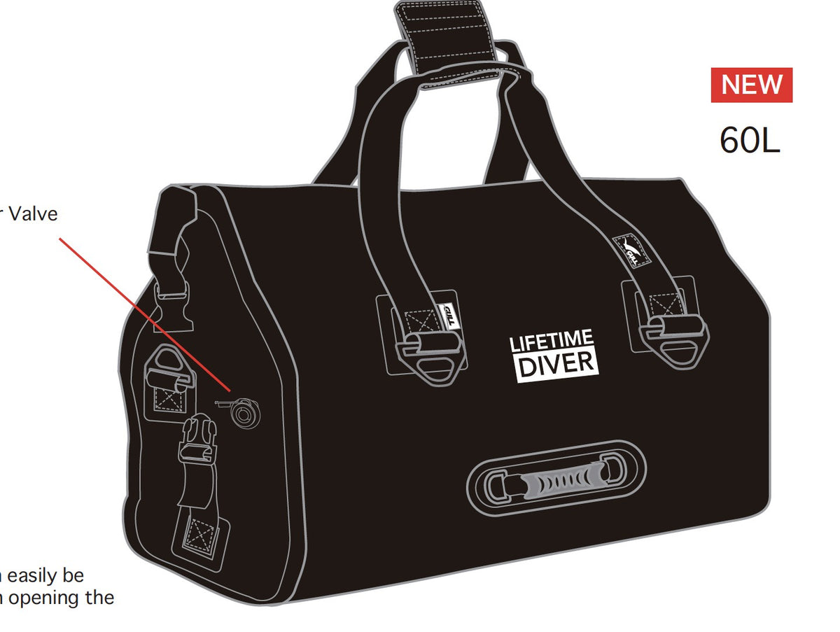 GULL WATER PROTECT DUFFLE BAG 60L[3,990B] [MYR511] [SGD164] – DIVE SPACE